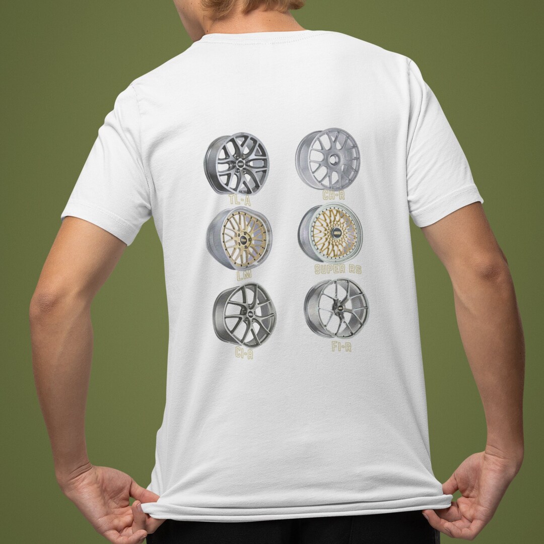 BBS Classic Wheels Shirt, Car Tuner Rims Stance T-shirt Gift ...