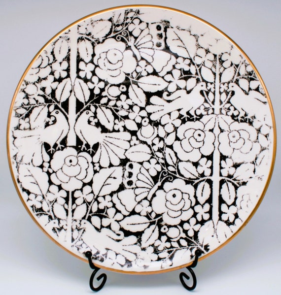 Main Table Handmade Ceramic/ Gold Rim - Etsy