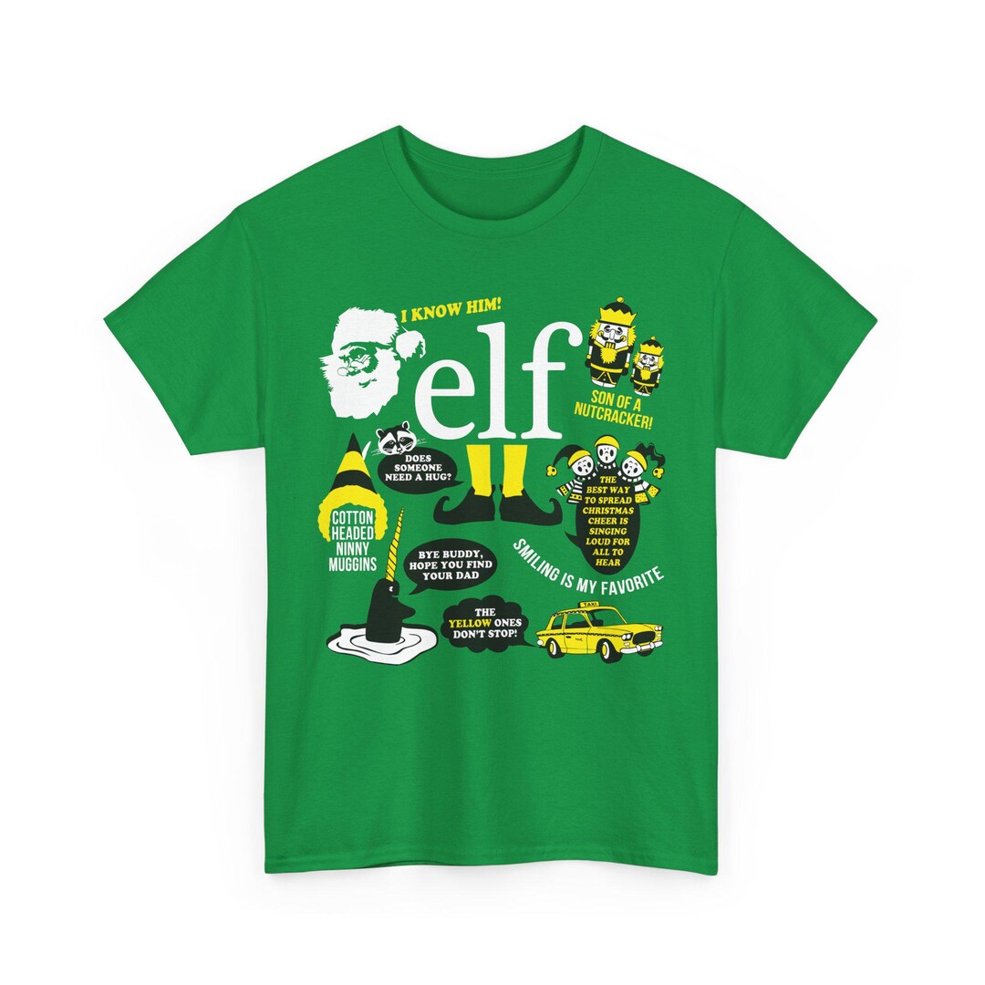 Elf / Elf Collage Gildan Unisex Heavy Cotton Tee - Etsy