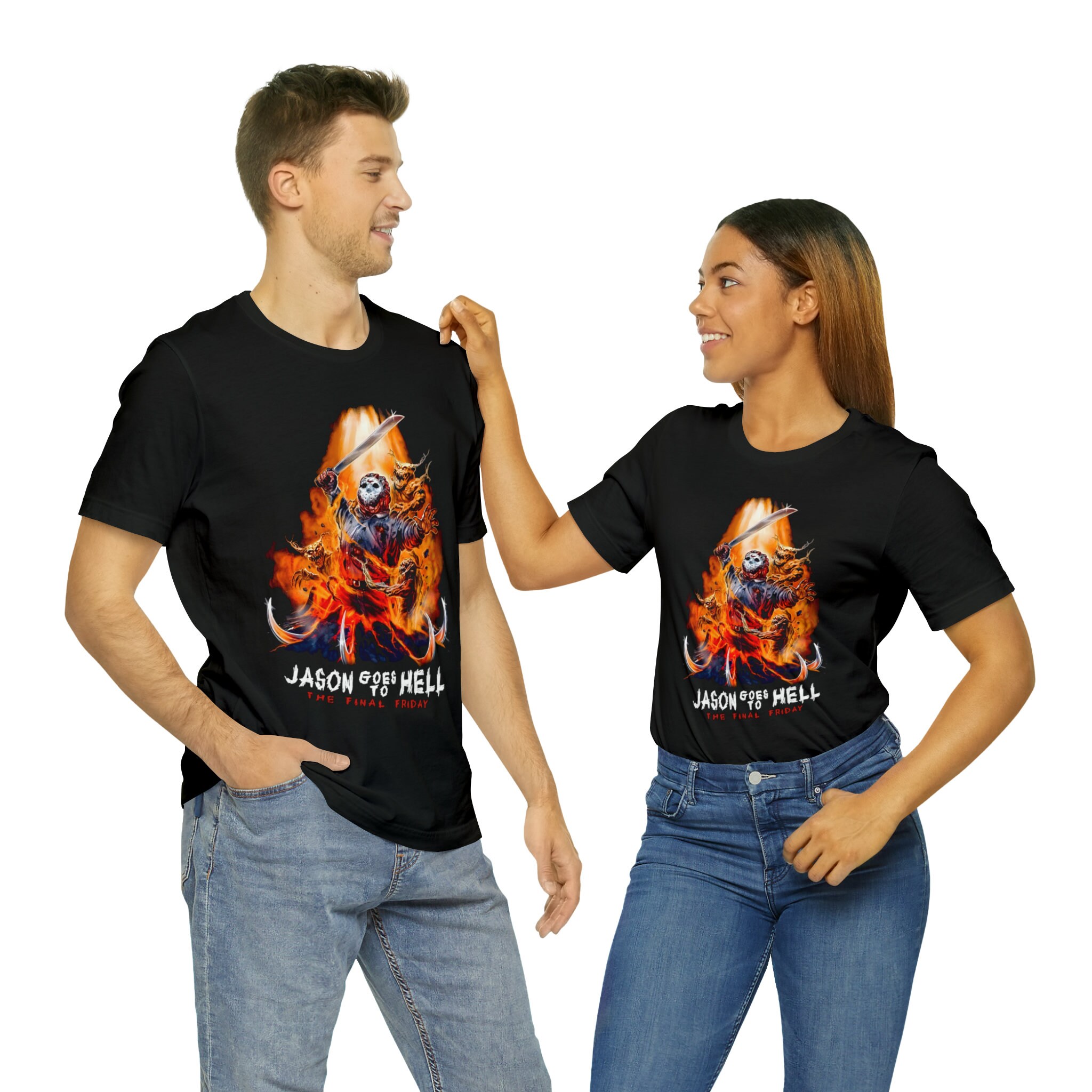 Friday the 13th Part 9 - Jason Goes to Hell Bella Canvas Unisex Jersey ...