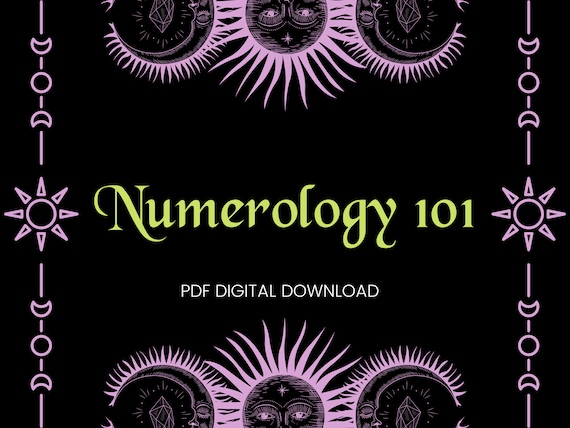 Numerology 101 Two Books of Numerology Vol 1 & 2 Learn - Etsy