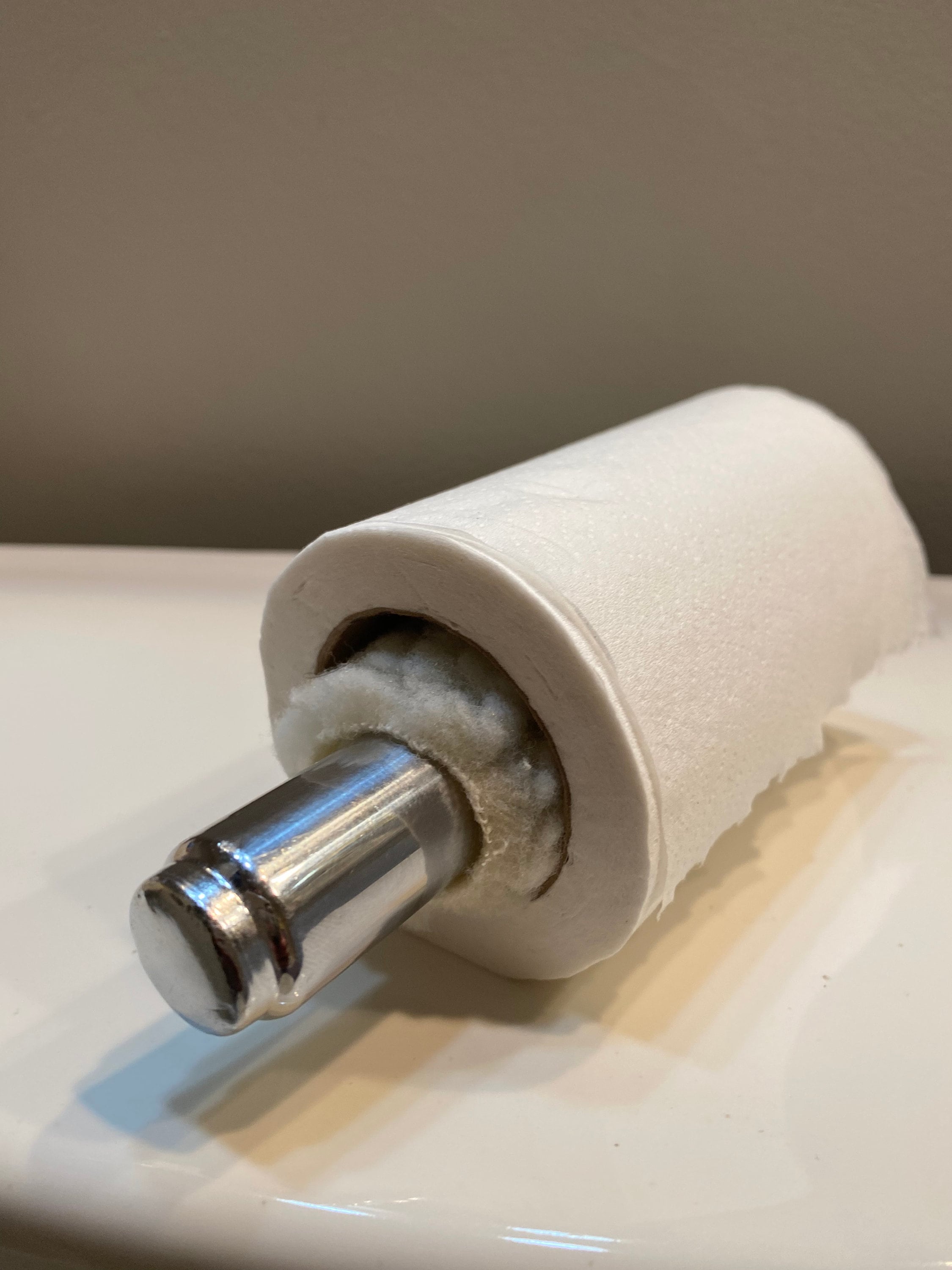 Insert Spindle Toilet Paper Roller Holder Qty 4 Beige 4x2x1 Fabric - Etsy