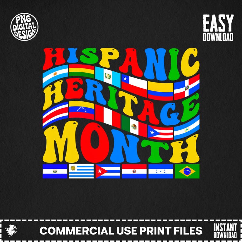 Hispanic Heritage Month Clipart - Etsy