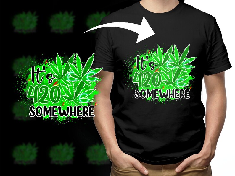 It's 420 Somewhere PNG 420 Png Leaf PNG Sublimation - Etsy
