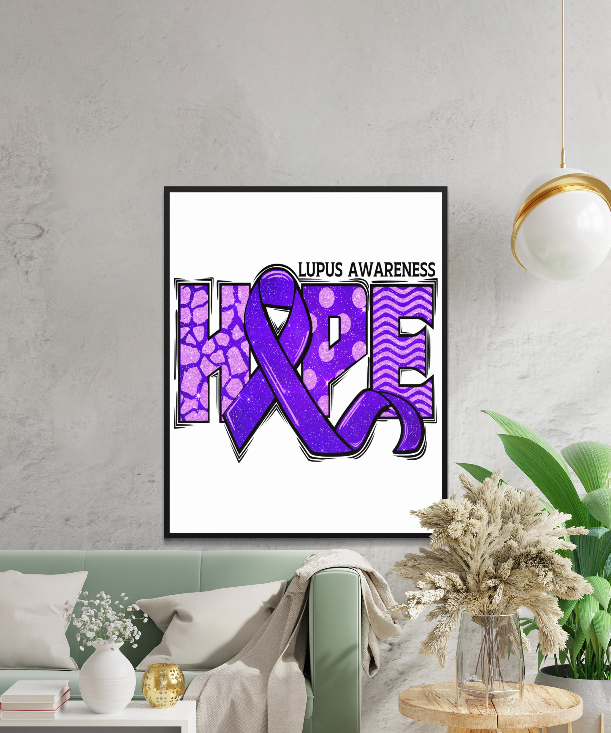Hope Lupus Awareness PNG Hope PNG Support Lupus Purple - Etsy
