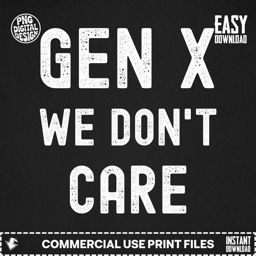 Gen X Nostalgia PNG: Retro Graphic Design (digital Download) - Etsy