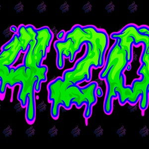 420 Melted PNG, 420 Png, Leaf PNG, Sublimation Download, Plant Design ...