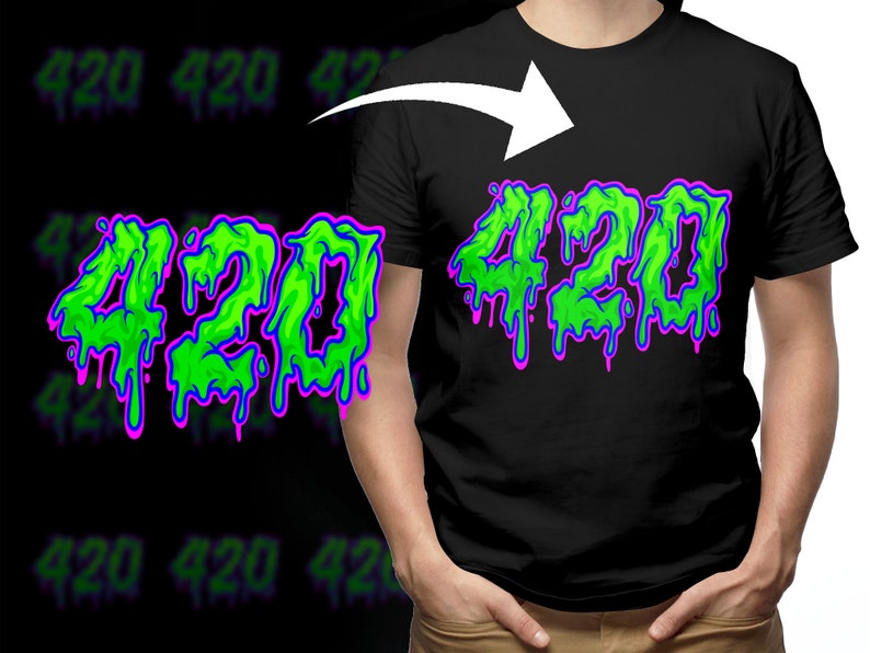 420 Melted PNG, 420 Png, Leaf PNG, Sublimation Download, Plant Design ...