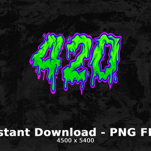 420 Melted PNG, 420 Png, Leaf PNG, Sublimation Download, Plant Design ...