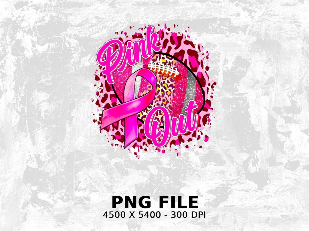 Pink Out Breast Cancer Awareness Breast Cancer Leopard - Etsy