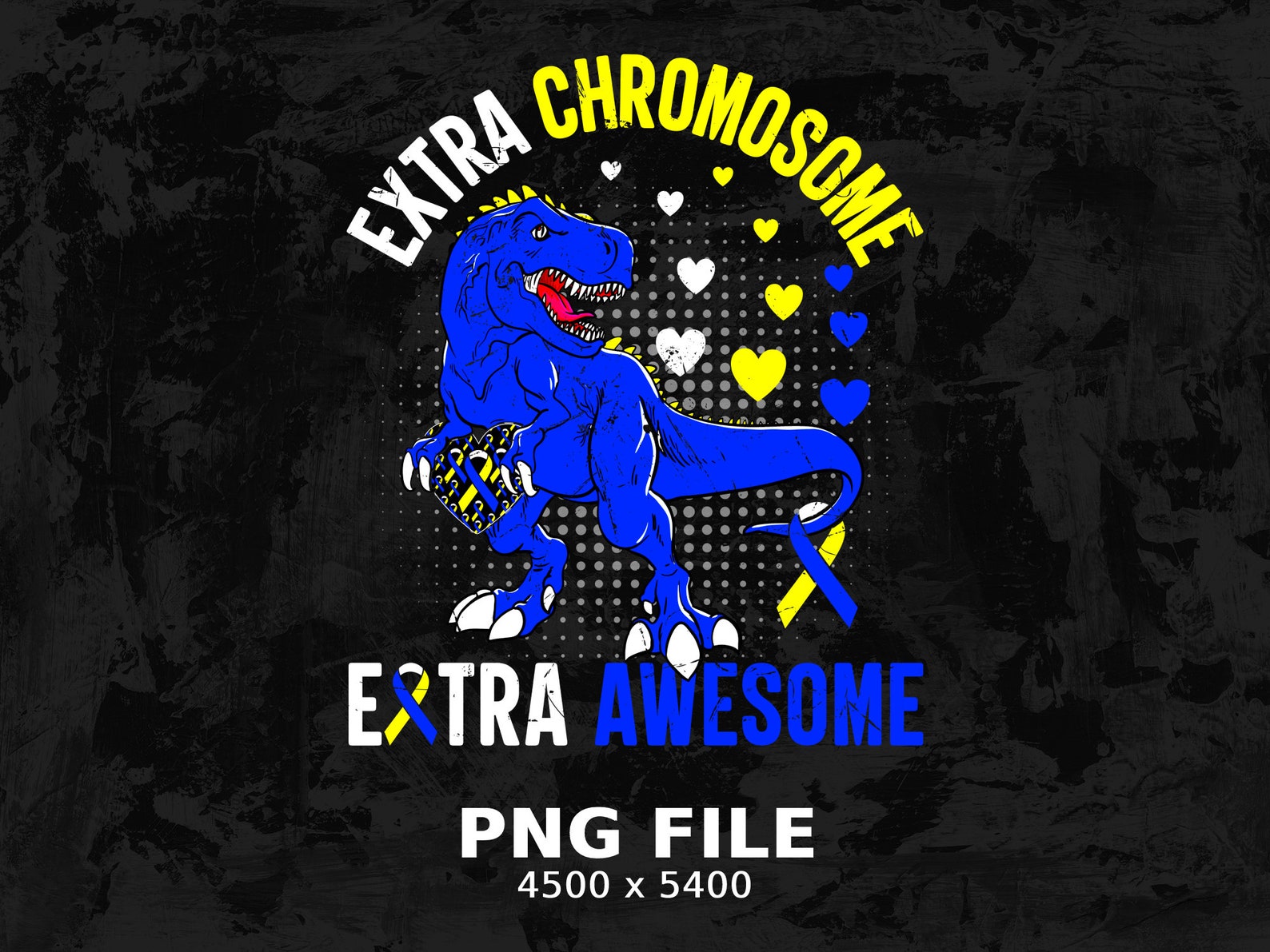 Extra Chromosome Extra Awesome Down Syndrome Awareness Day PNG Instant ...