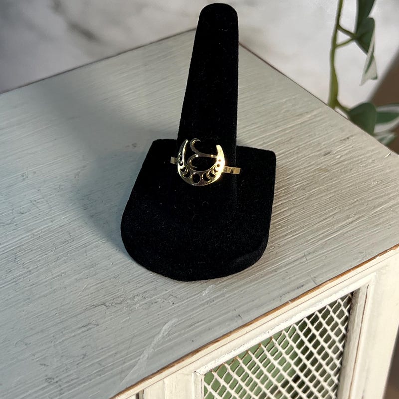 Adjustable Greek Key Ring - Etsy