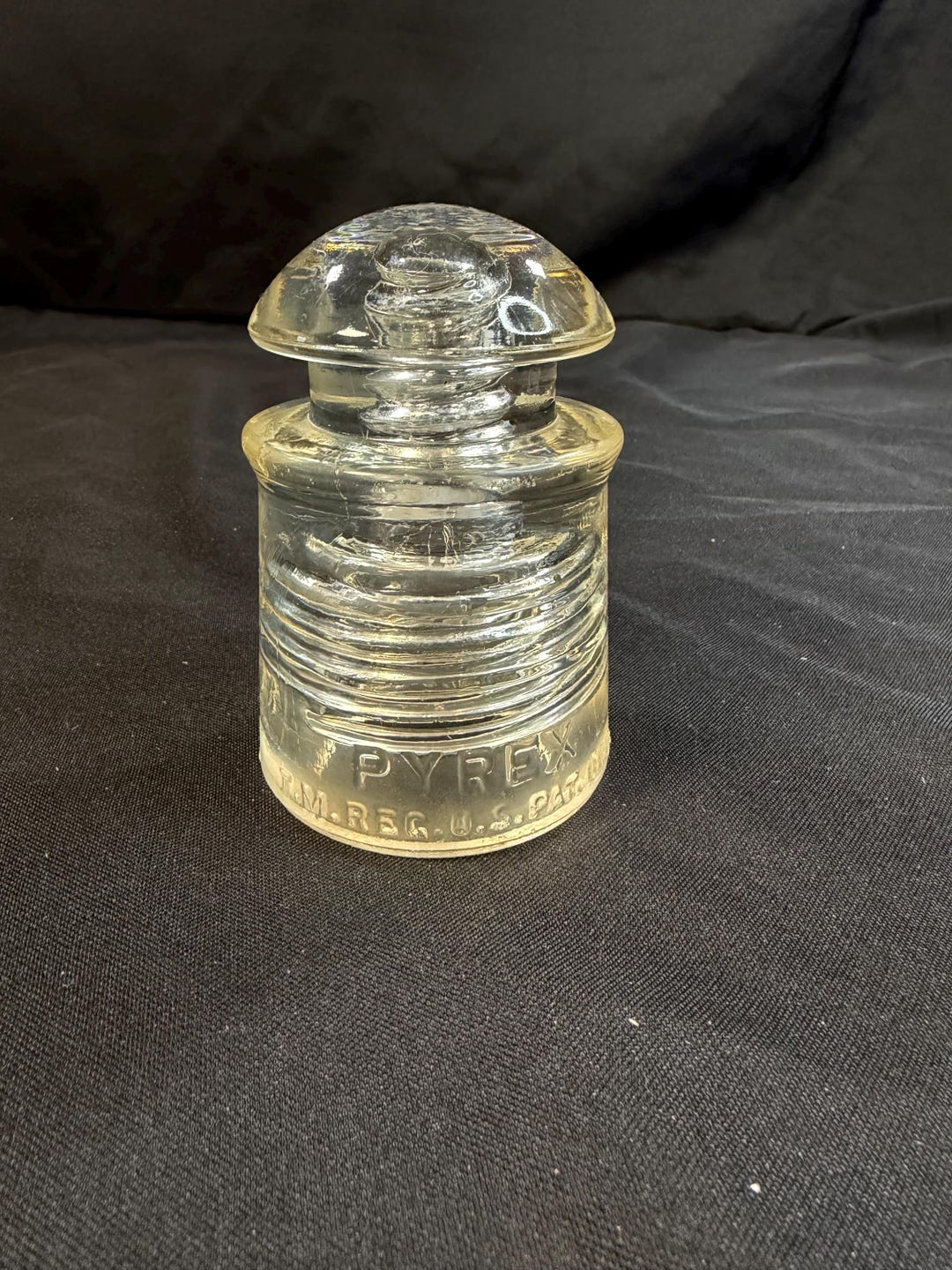 Vintage PYREX Clear Glass Insulator | Telephone Pole Electric Insulator ...