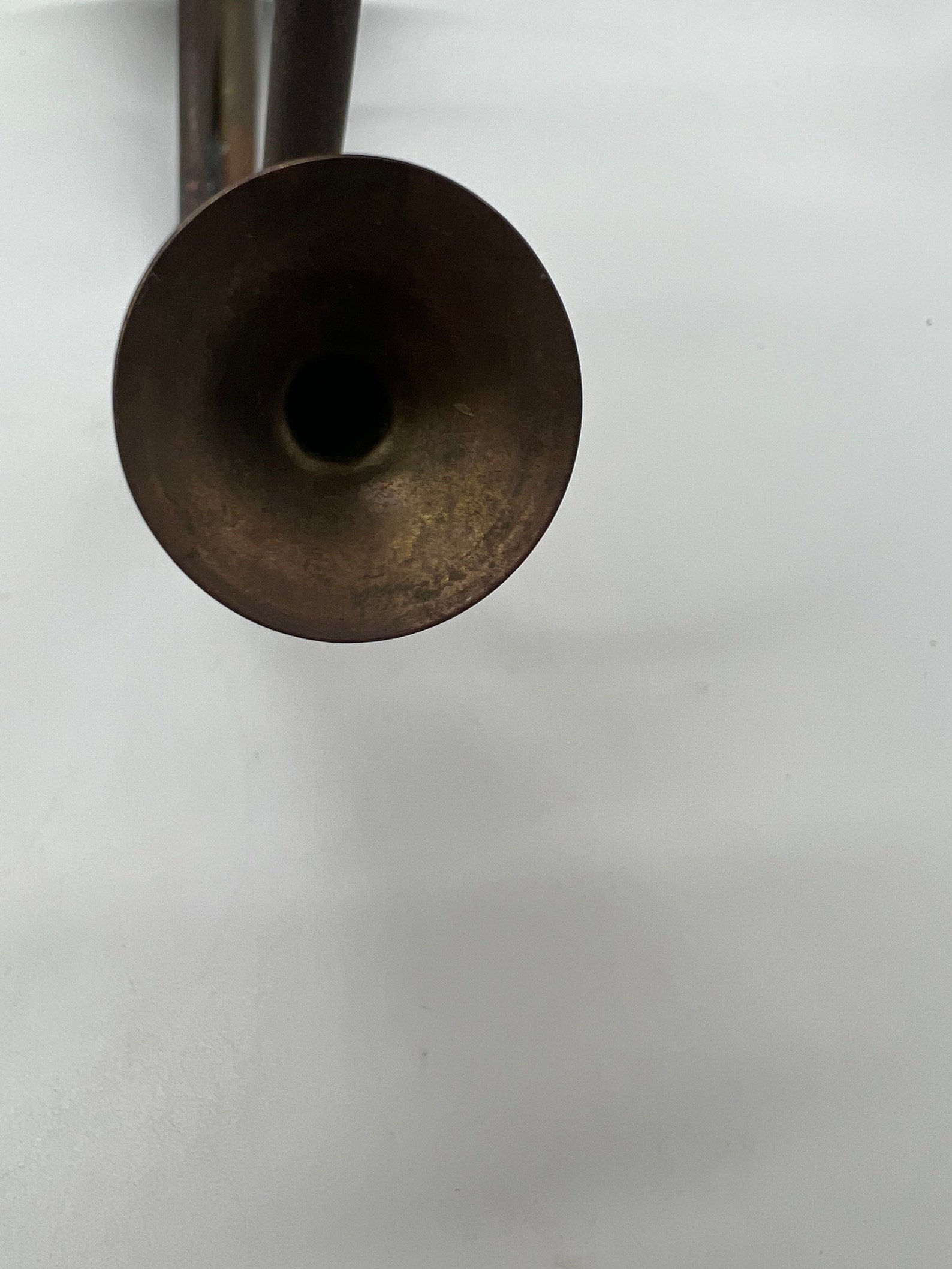 Vintage Brass Bugle Type Wall Hanger Decor - Etsy