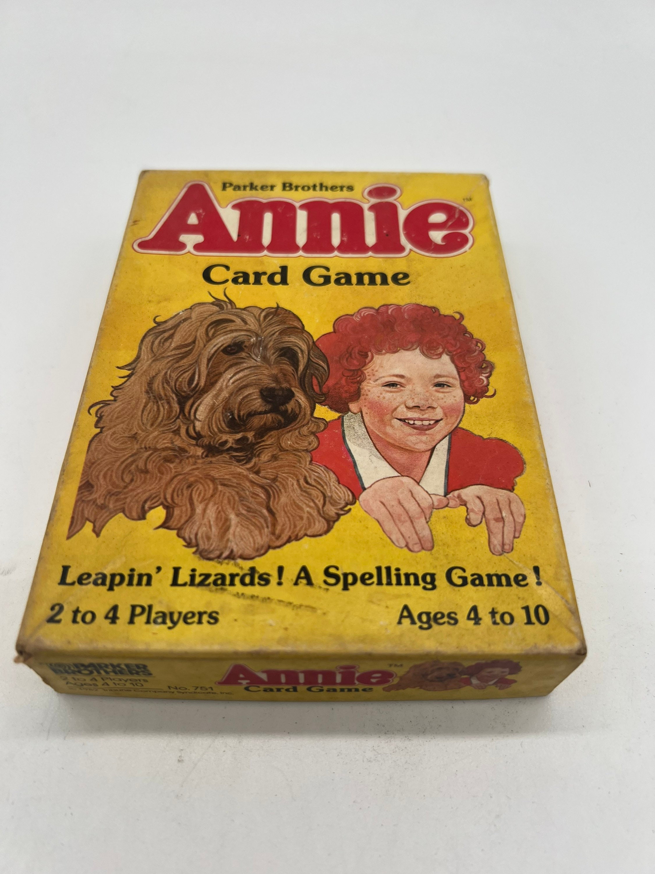 Vintage Parker Bros. Annie Card Game With Original Box - Etsy