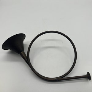 Vintage Brass Bugle Type Wall Hanger Decor - Etsy