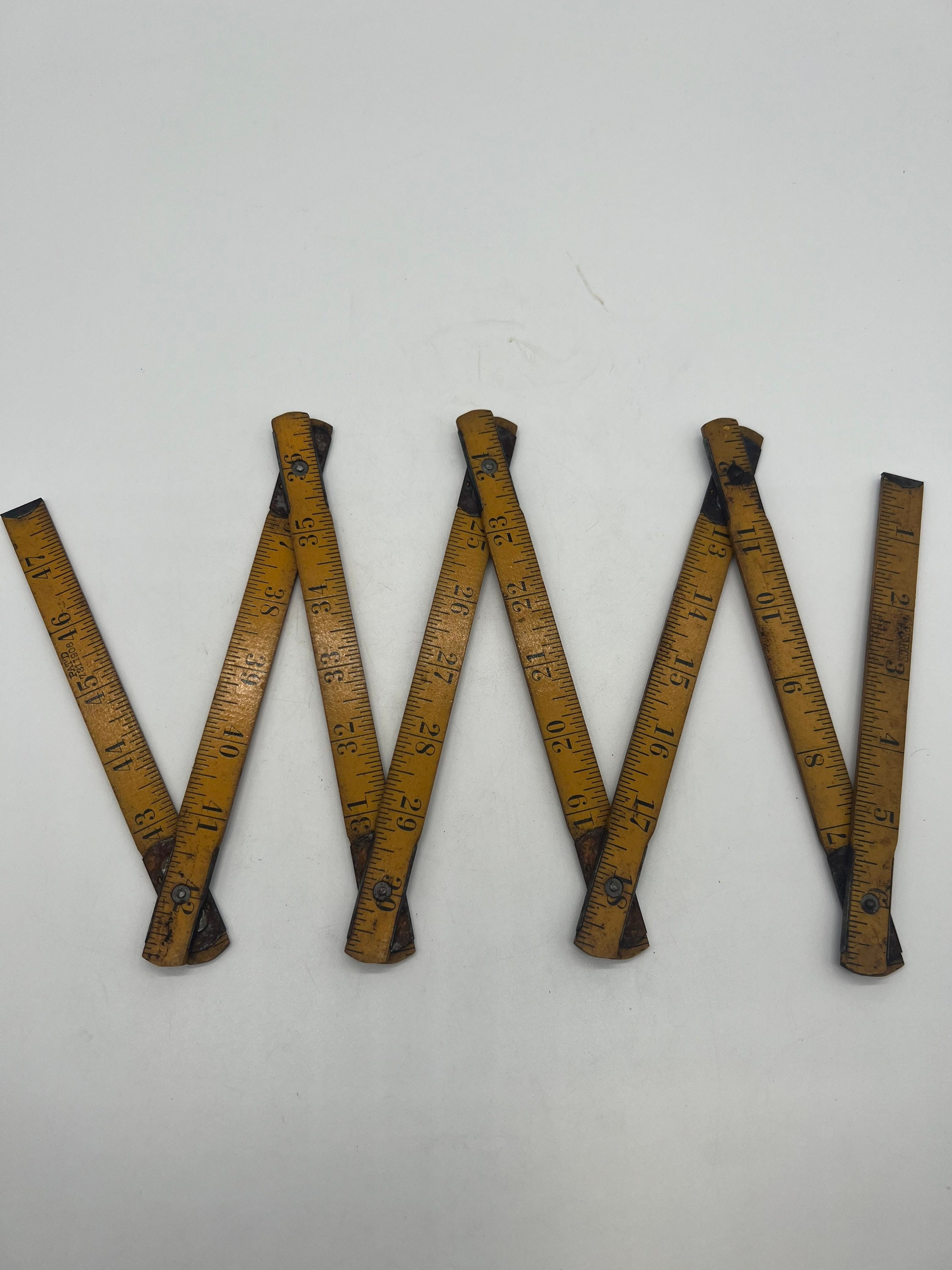 Vintage Pearce 4 Ft. Wooden Folding Ruler Retro Measuring Tool USA - Etsy