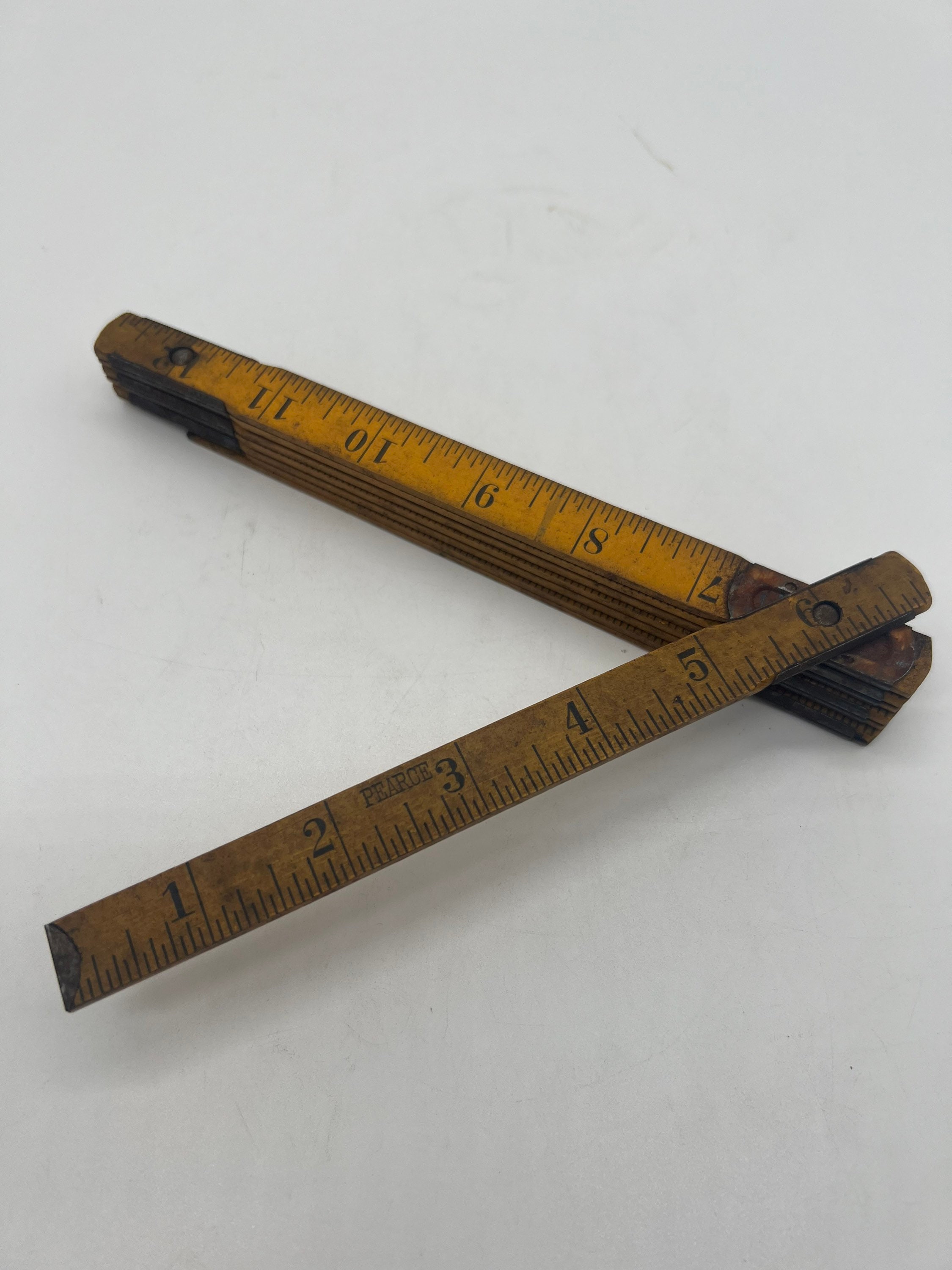 Vintage Pearce 4 Ft. Wooden Folding Ruler Retro Measuring Tool USA - Etsy