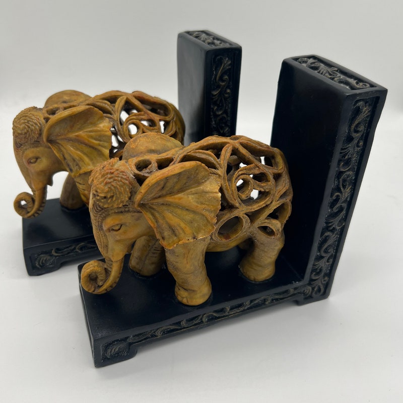 Elephant Bookends - Etsy