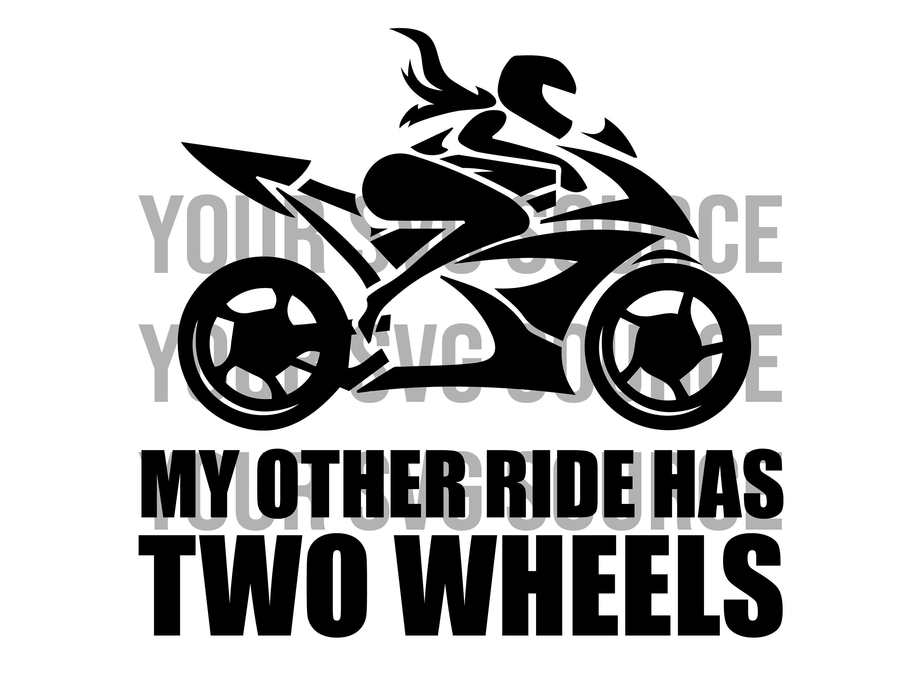 SVG Female Motorcycle Sportbike CRICUIT FRIENDLY Files Lady Motorcycle ...