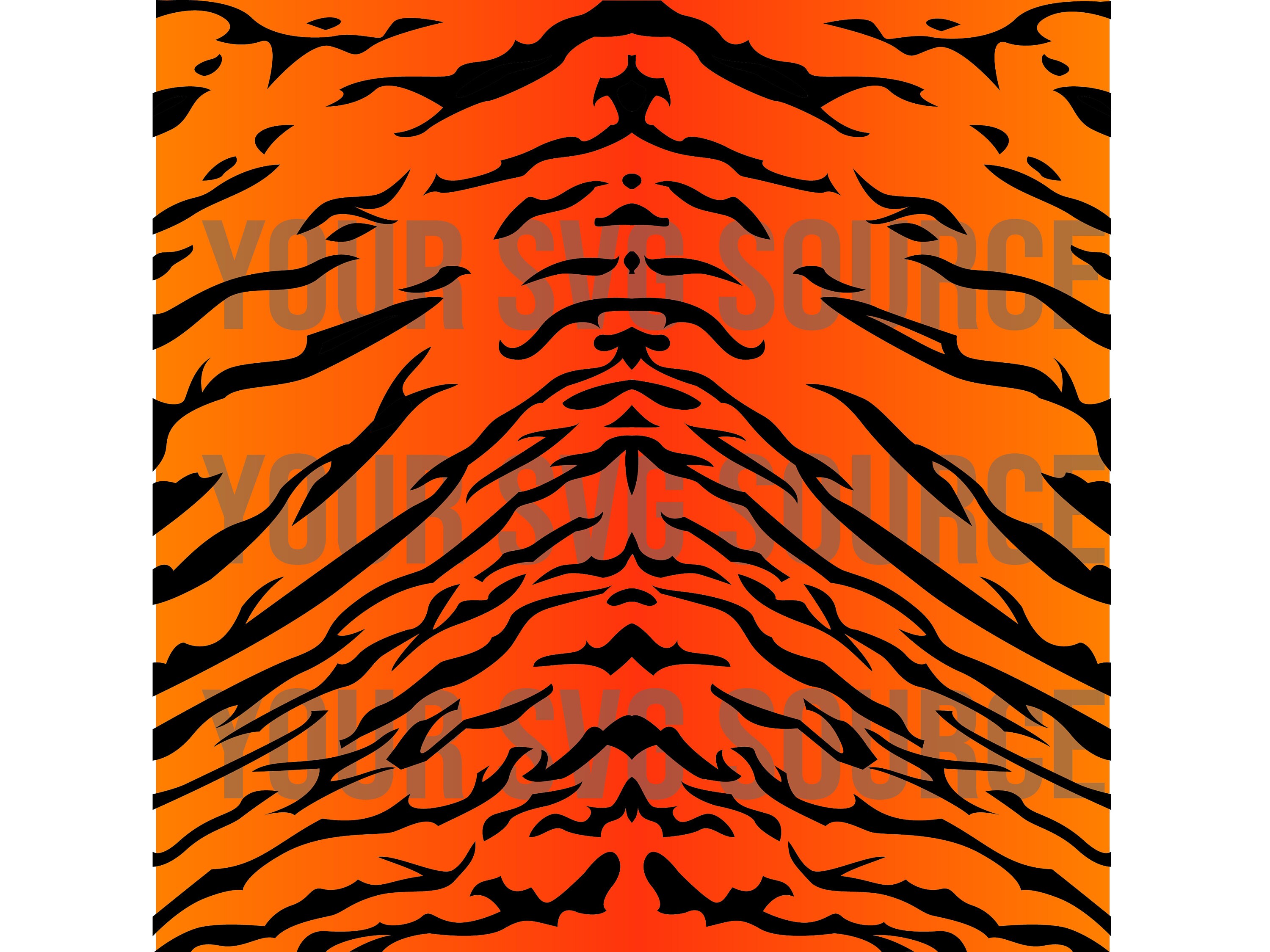 SVG Tiger Stripes Cut Files Tiger Stripes Vector Files DIGITAL FILES - Etsy