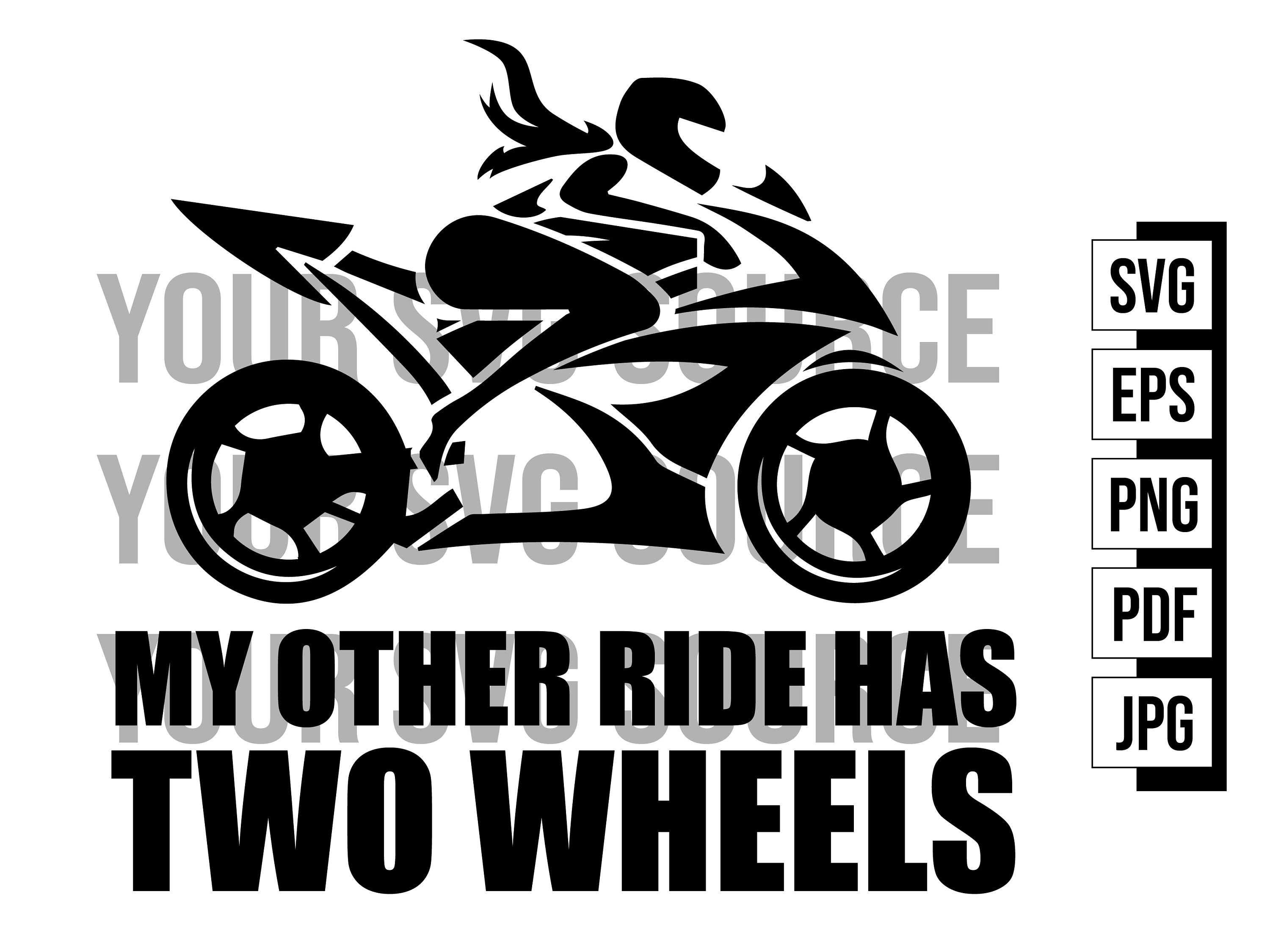 SVG Female Motorcycle Sportbike CRICUIT FRIENDLY Files Lady Motorcycle ...