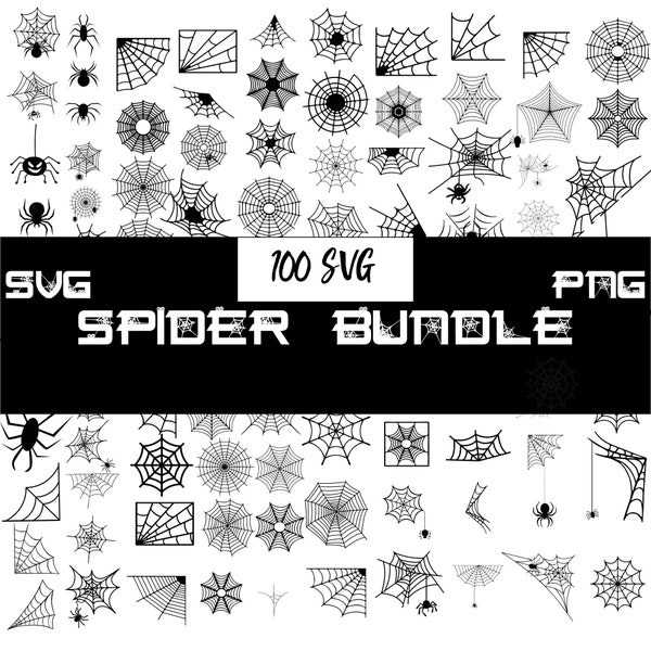 Spider Web Svg - Etsy