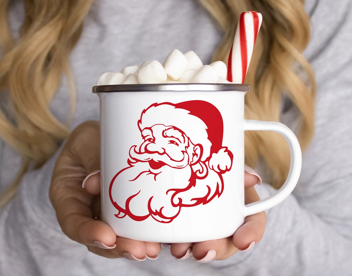 Santa Svg Santa Head Svg Christmas Svg Santa Svg File - Etsy