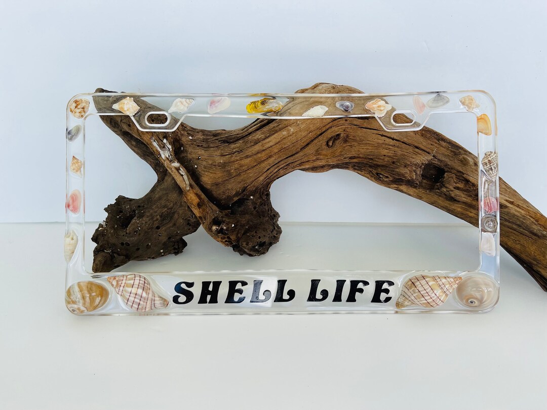 Beach License Plate Frame, Beachy License , Sanibel Island, Beach Car ...