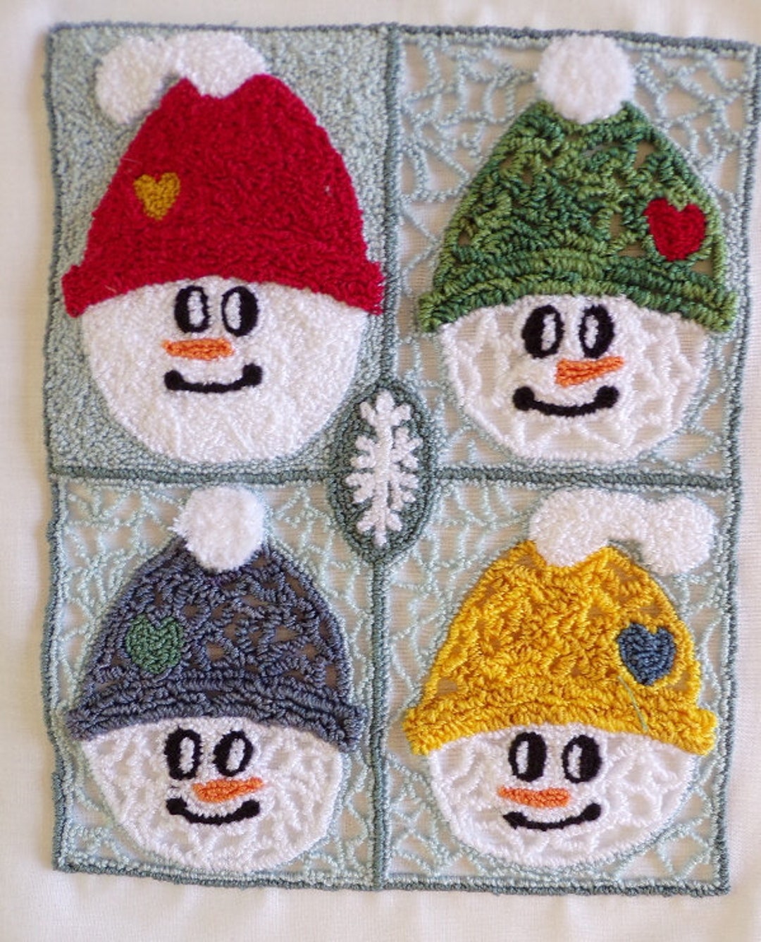 Punch Needle Designs, Snowflake Buddies Pattern, Ultra Punch Needle 3 Piece Set, Morgan No Slip ...