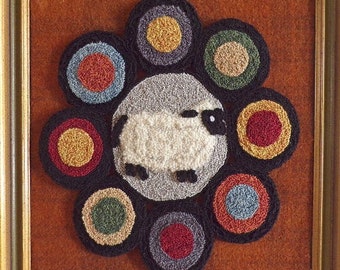 Punch Needle Designs, Sheep & Pennies Kit, Ultra Punch Needle 3 Piece ...