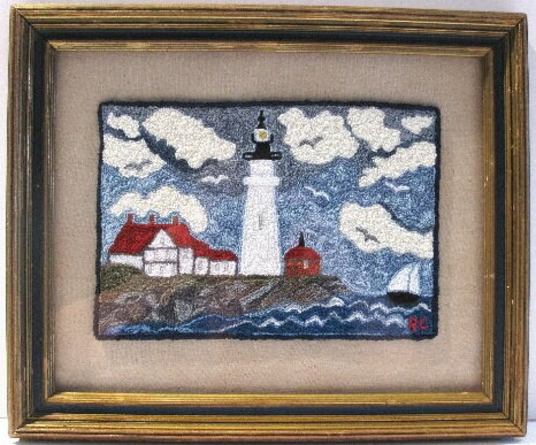 Punch Needle Designs, Maine Lighthouse Pattern, Ultra Punch Needle 3 ...