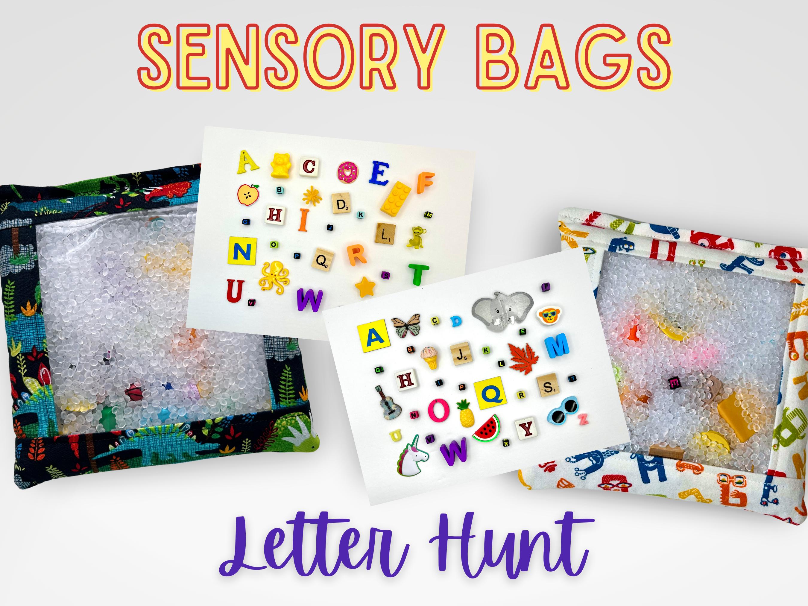 Alphabet Seek & Find Sensory Bag | Letter Hunt, Quiet Time Activity - Etsy