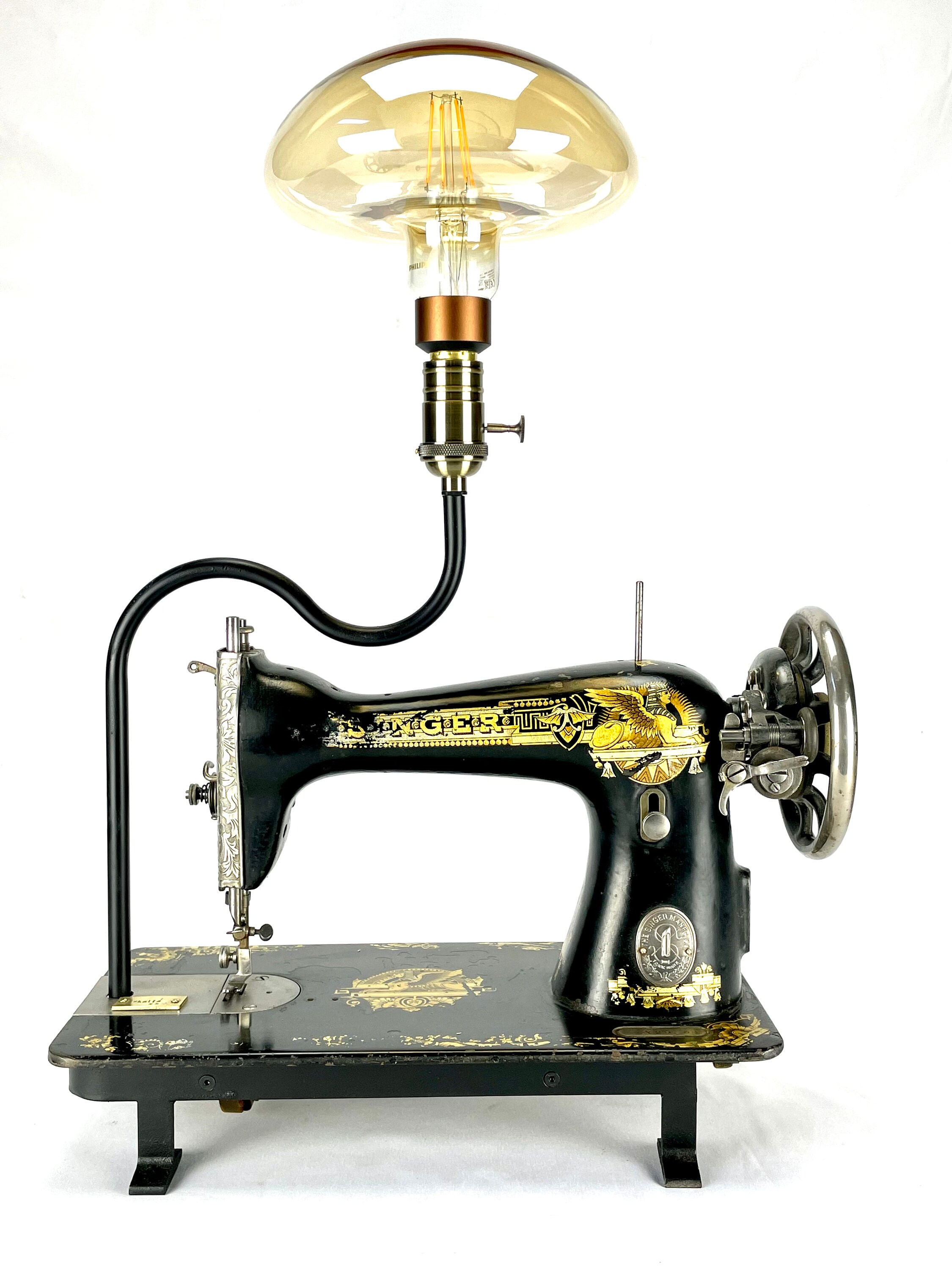 Lamp Antique Singer Sewing Machine 1920 - Etsy
