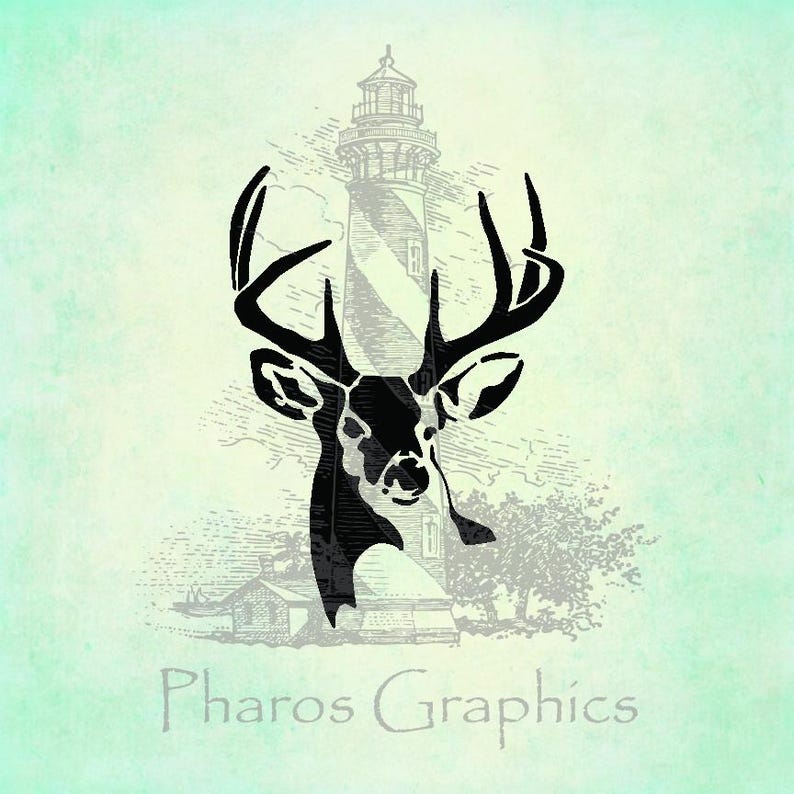 Deer SVG, PNG Cut File, Clipart, SVG, Vector, Graphics - Etsy