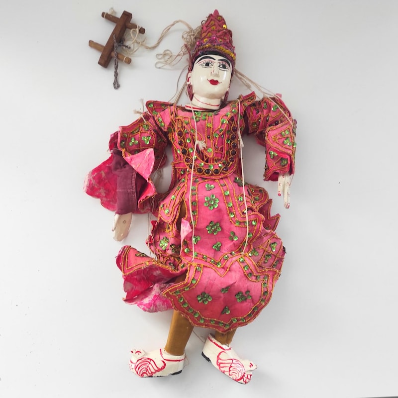 Wood Marionette Puppet - Etsy