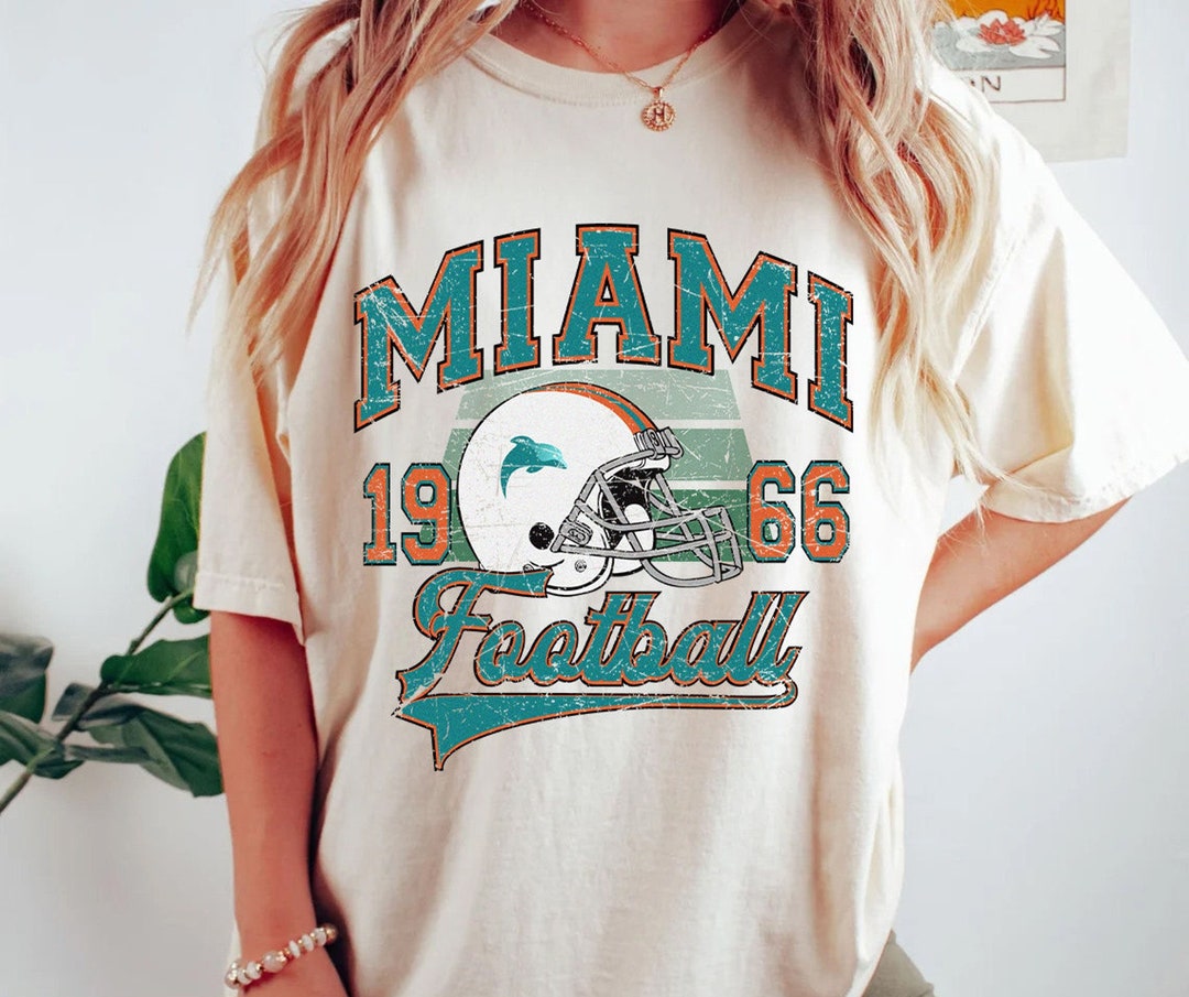 Miami Football Shirt Miami Football Sweatshirt Vintage Style - Etsy