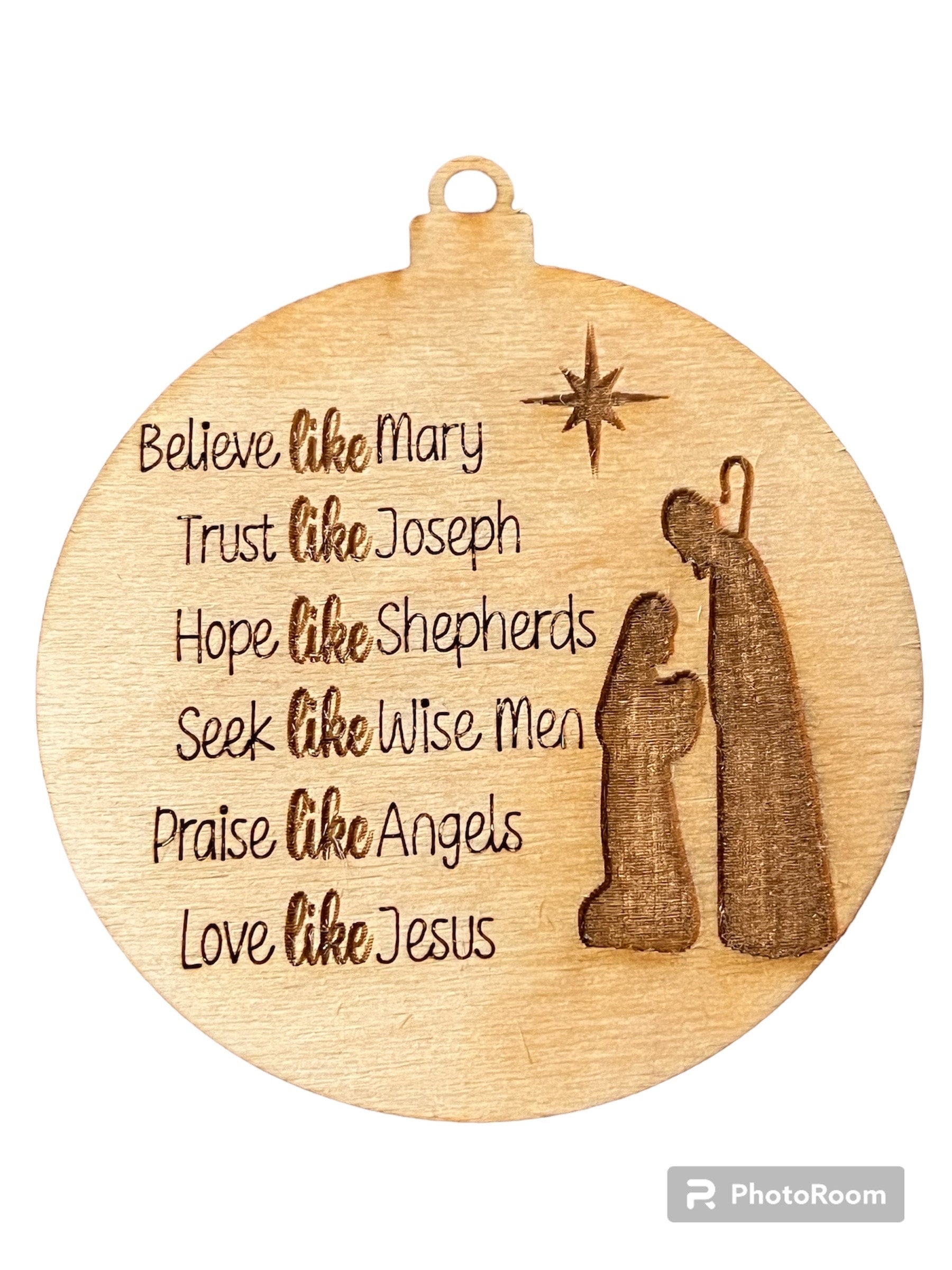 DIGITAL FILE Believe Like Mary Trust Like Joseph Hope Like Shepherds ...