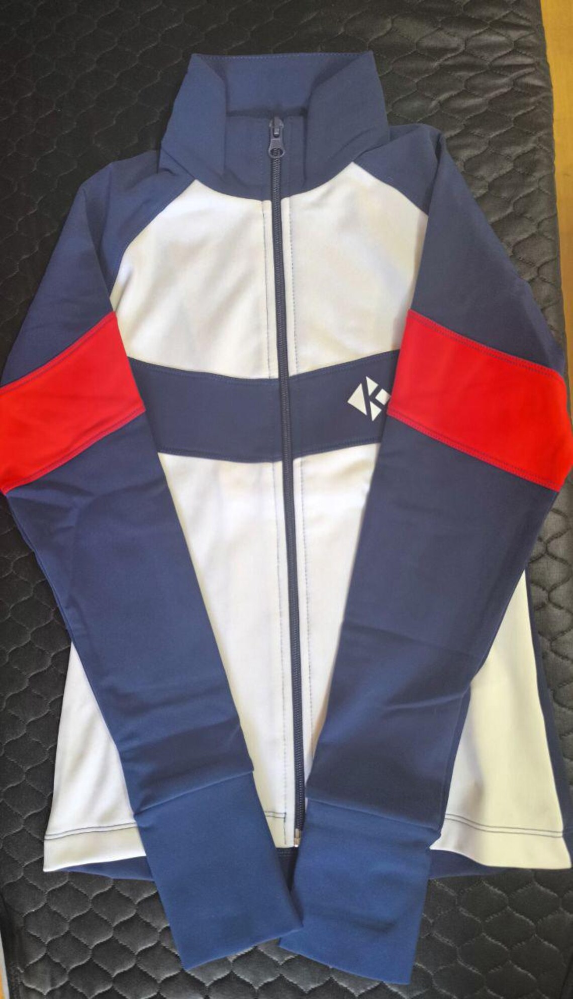 THERMO Figure Skating Outfit for Practice Set 2 Parts Blue-white-red ...