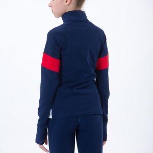 THERMO Figure Skating Outfit for Practice Set 2 Parts Blue-white-red ...