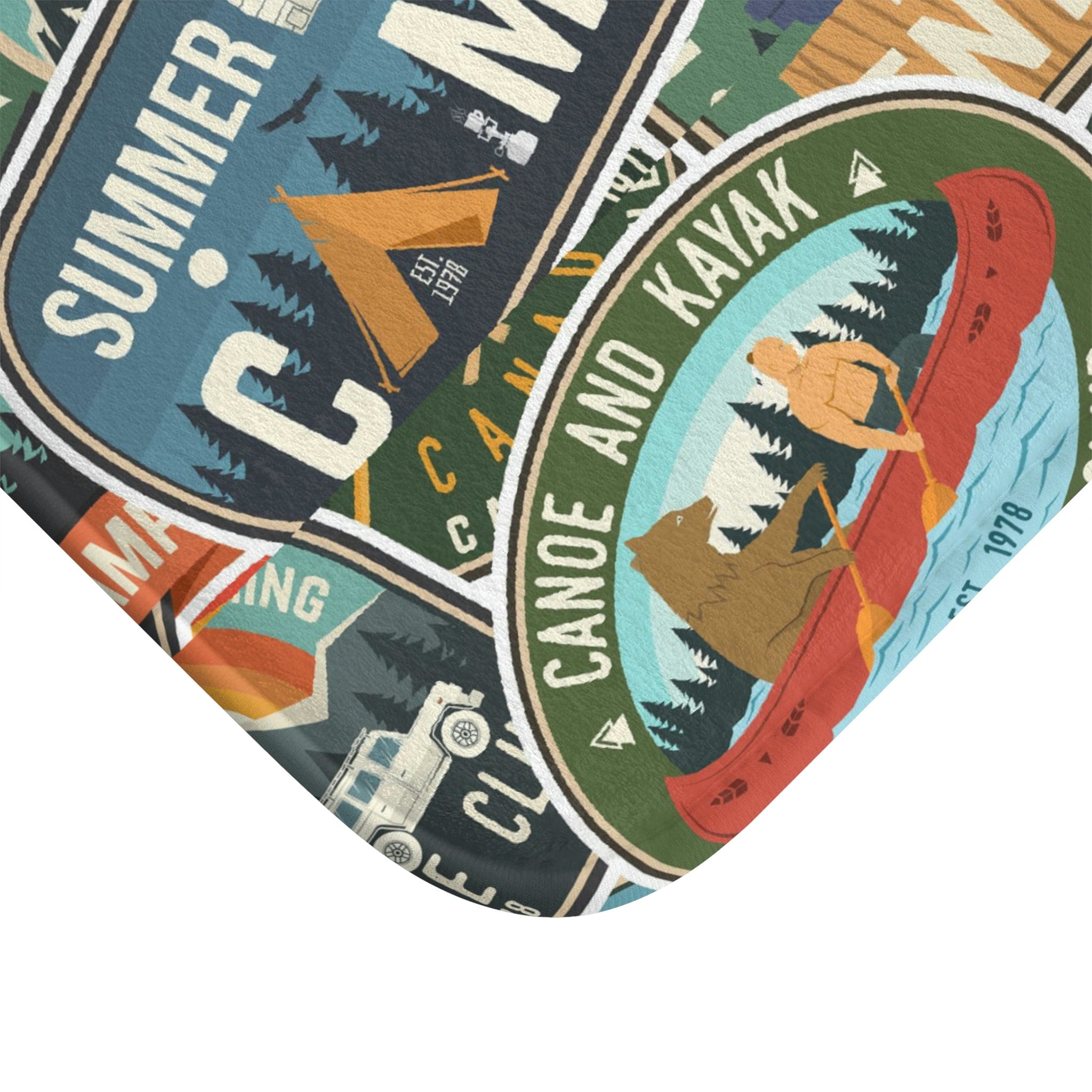 Bath Mat, RV Mat, Camping Mat, Camper Bath Mat, Vintage Bath Mat ...