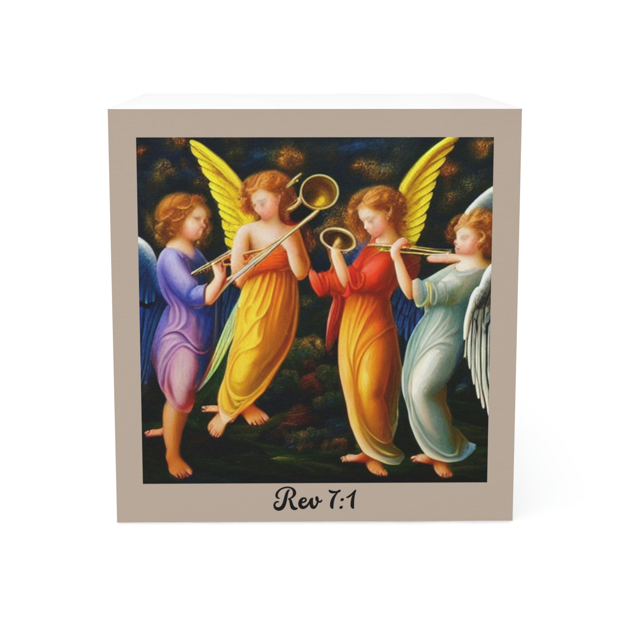 Note Cube Angels Spiritual Four Angels Bible Note Cube - Etsy