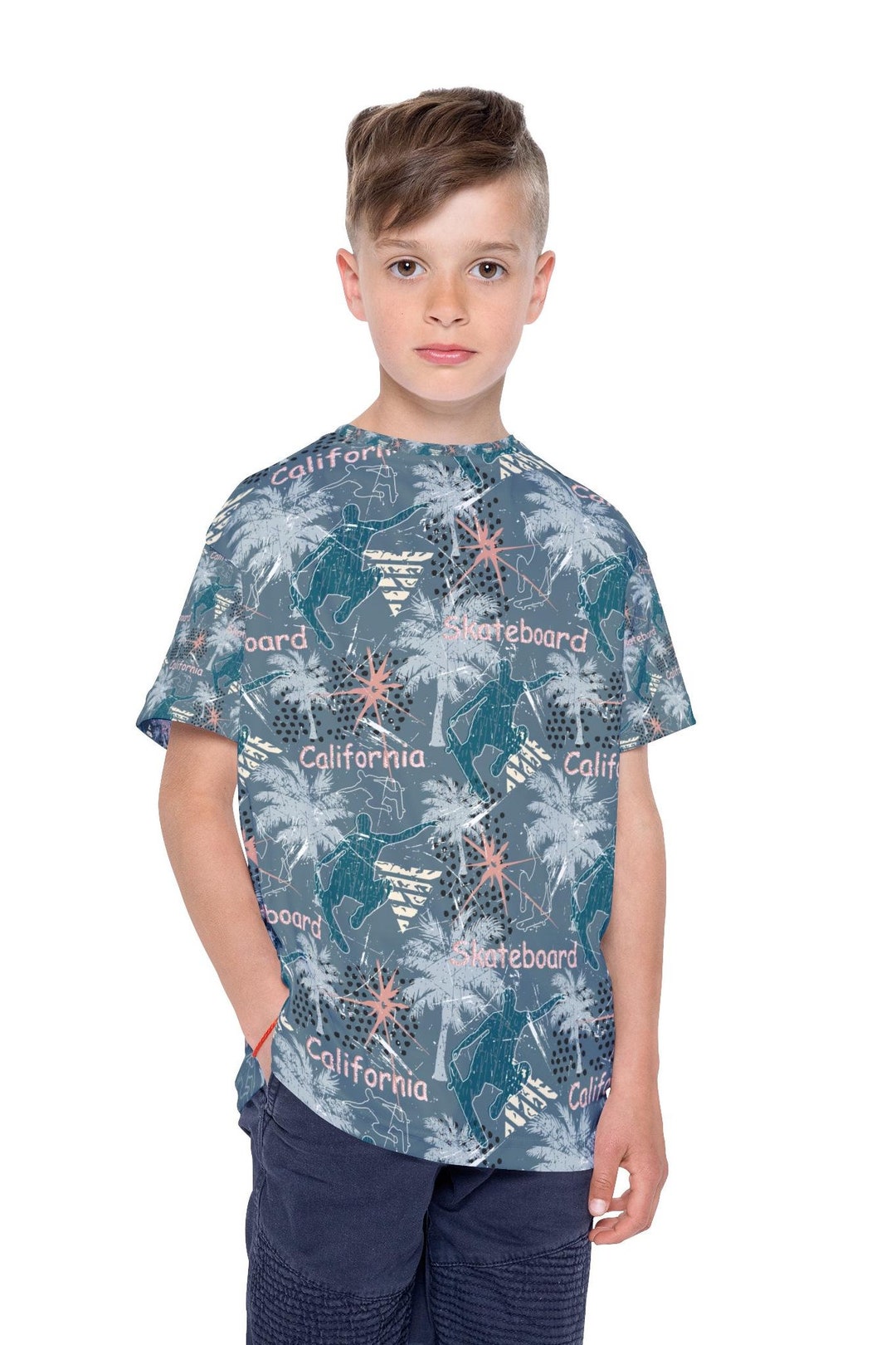 Kids Sports Jersey AOP, Boys Jersey, Girls Jersey, Skateboard Jersey ...