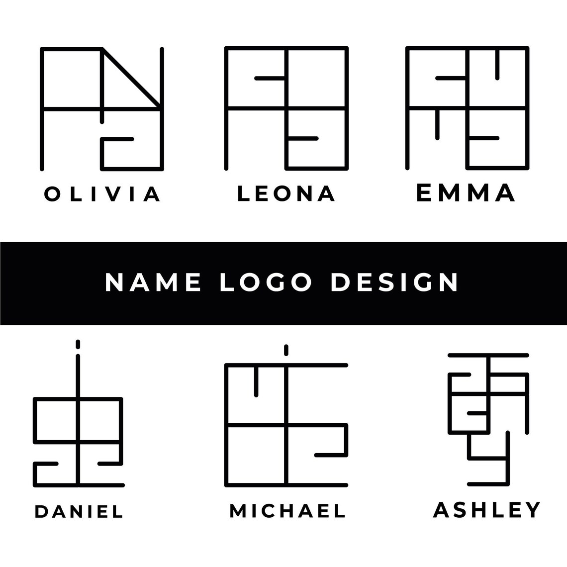 Custom Name Logo, Name Logo Design, Tattoo Design, , Letters Logo ...