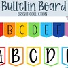 Bright Bulletin Board Lettering Set, Bulletin Board Alphabet and ...