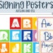 Auslan Alphabet Signing Poster and Classroom Displays, BSL Alphabet ...