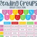 Student Reading Groups Organizer, Editable Classroom Display, Student ...