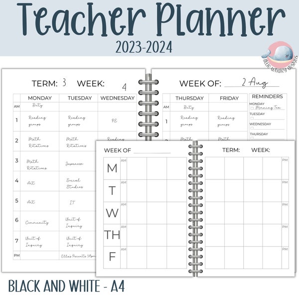 Teacher Planner - Etsy