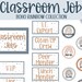 Boho Rainbow Classroom Jobs Chart Student Responsibilities - Etsy