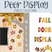 Fall Classroom Door Display: Editable Welcome Wall Decor (digital ...